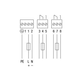Spare part Electronic module RF 3000 universal voltage relays DPDT ...