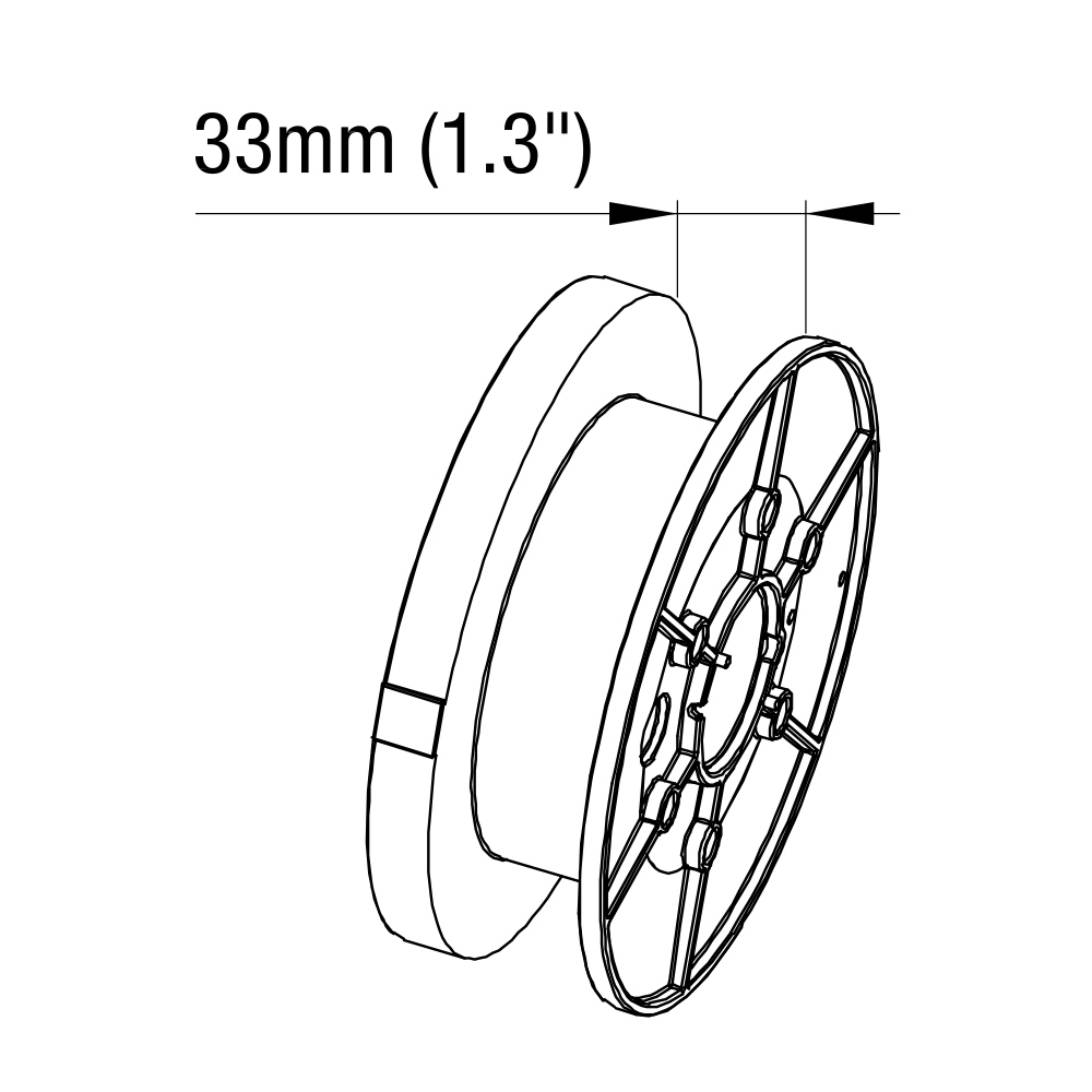 Spare part Rope roller NB 3000 with 30m rope (33mm rope chamber), max ...