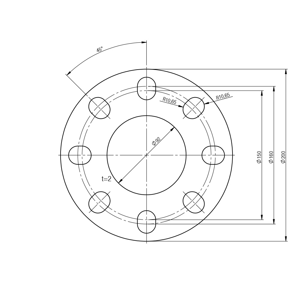 Flange sealing 150mm / 6" AFM30 +250°C (482°F), NR 3000 (di300137)