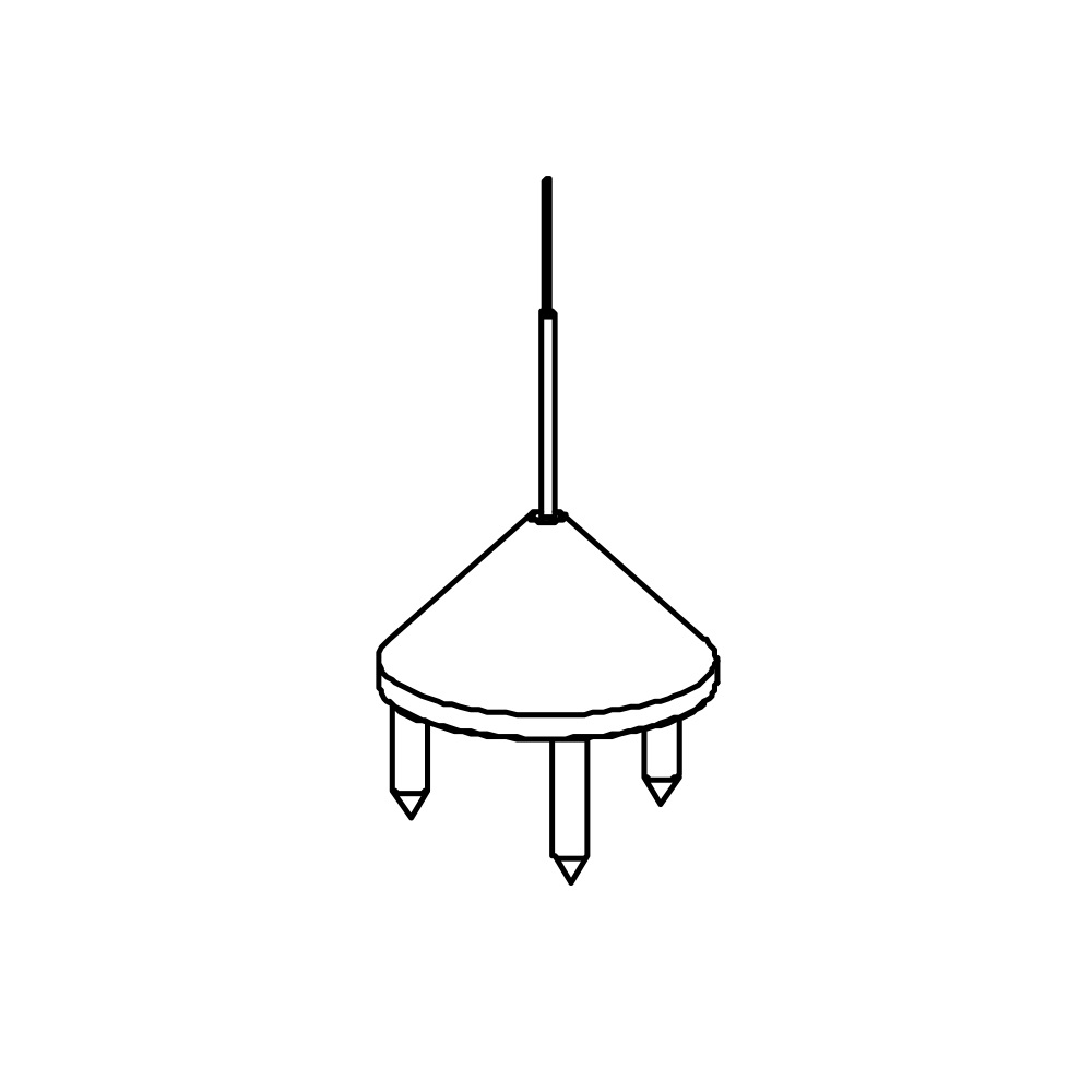 Spare part Sensor weight NB 3000 for rope, claw stainless steel (sl102223)